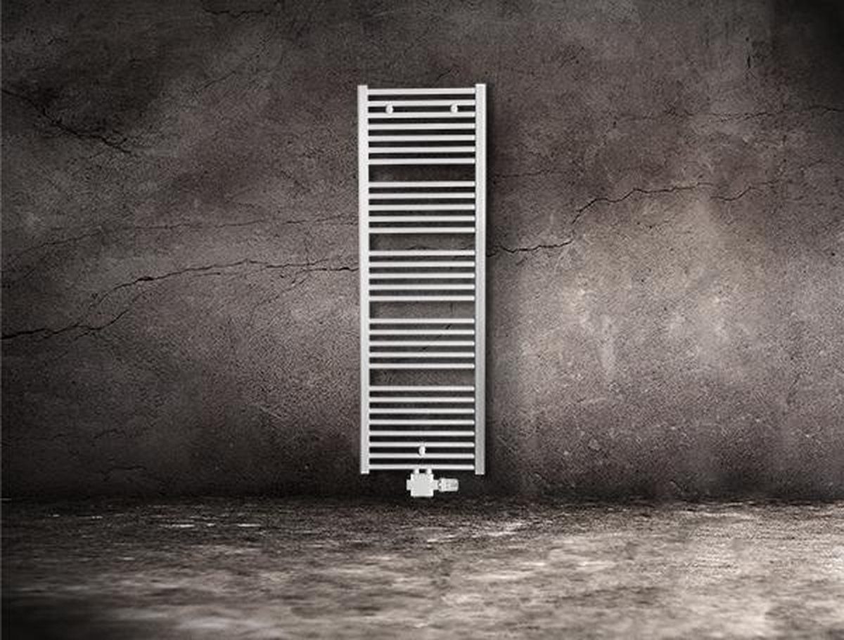 Radson designradiator Flores Middenaansluiting, staal, wit | bol.com