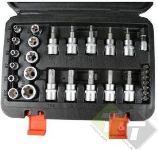 Torx bit dop set, 30 delig, verschillende doppen met verschillende ...