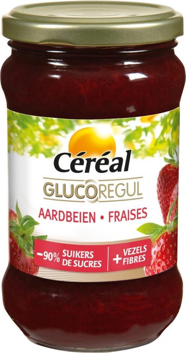 Céréal Jam Aardbeien 320 gr | bol