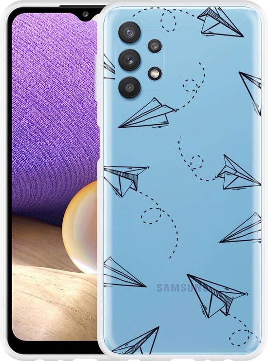 Samsung Galaxy A32 5G Hoesje Paper Planes | bol.com