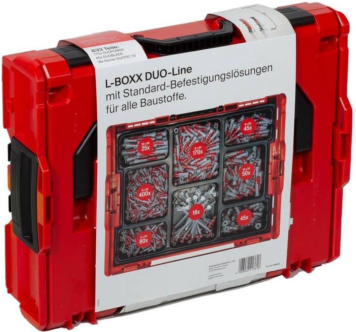 Fischer DUO-Line Deuvelset 558626 833 onderdelen | bol.com