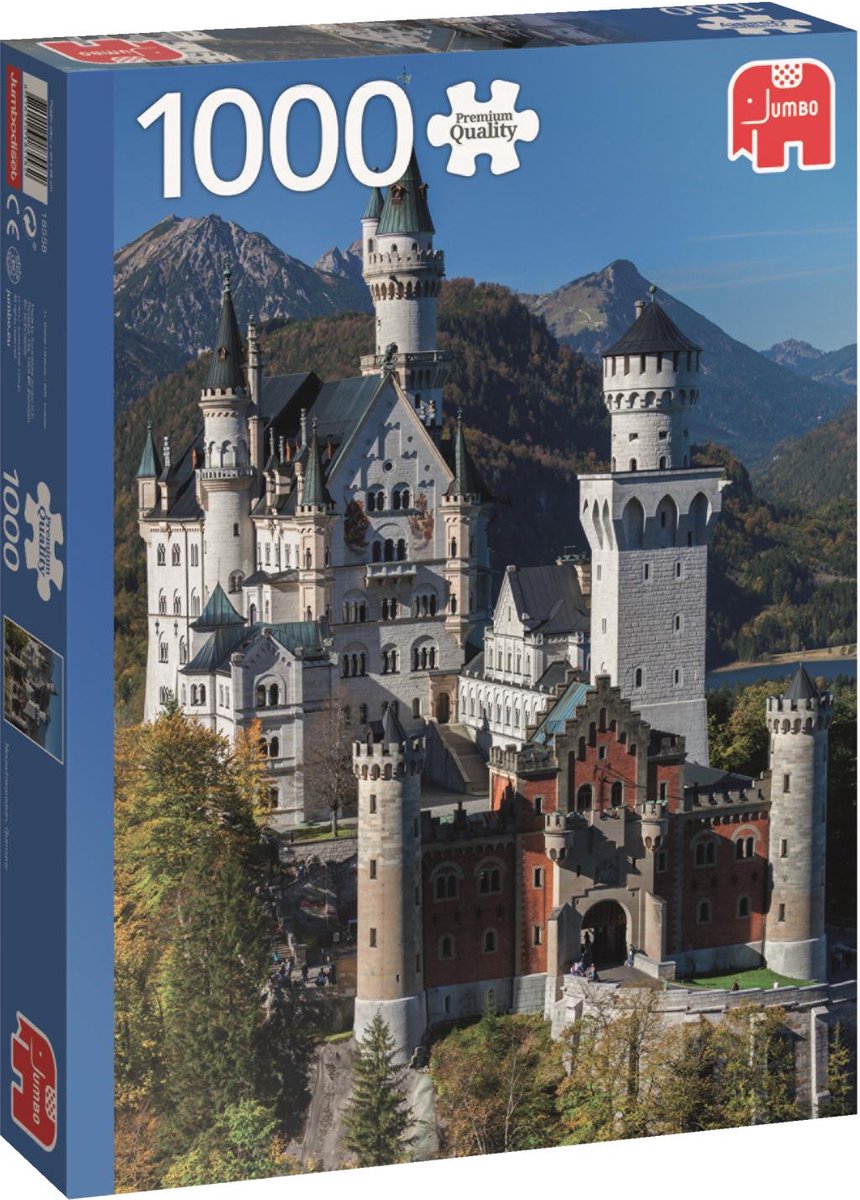 Jumbo Premium Collection Puzzel Neuschwanstein - Legpuzzel - 1000 ...