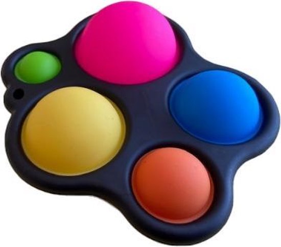 Simple Dimple - Pop it - Fidget Toy - Zwart | bol.com