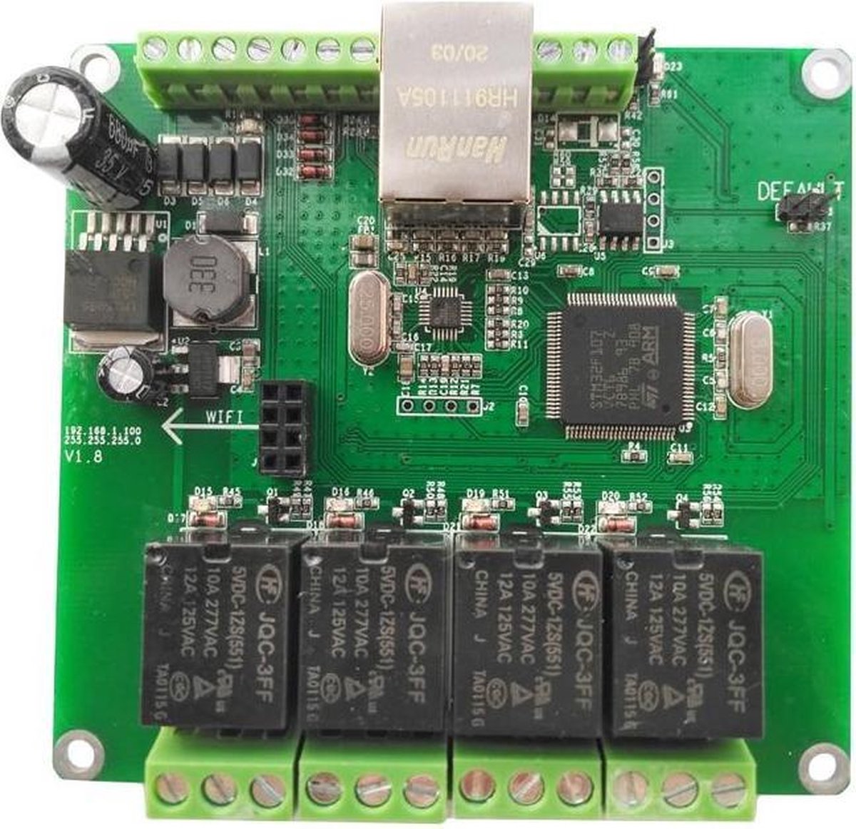 Ethernet relais netwerk wifi schakelaar modbus, mqtt tcp udp web http schema taak kan... | bol.com