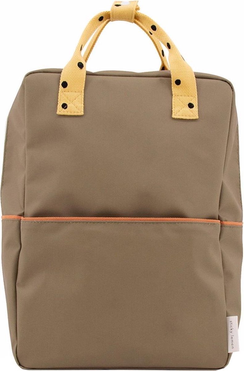 sticky lemon Backpack large freckles Seventies green | bol.com