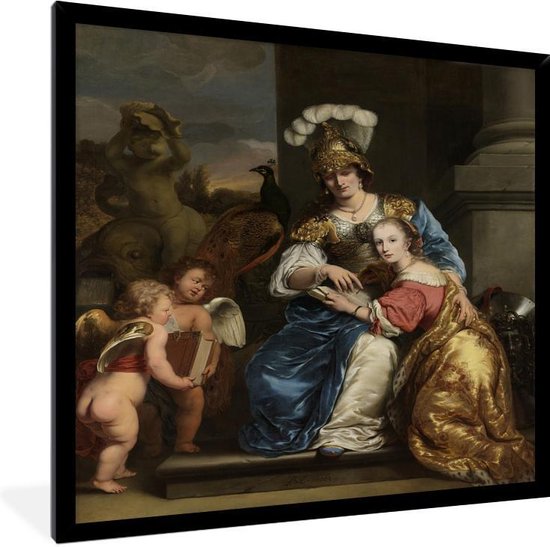 Fotolijst incl. Poster - Margarita Trip die als Minerva haar zuster ...