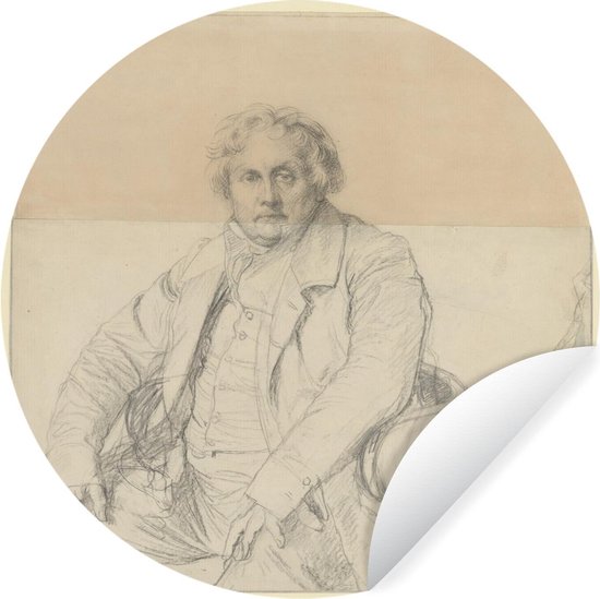 Portrait de Louis François Bertin - Peinture de Jean Auguste Dominique ...