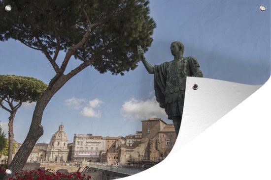 Une statue de Jules César affiche de jardin 60x40 cm - petit - Toile de ...