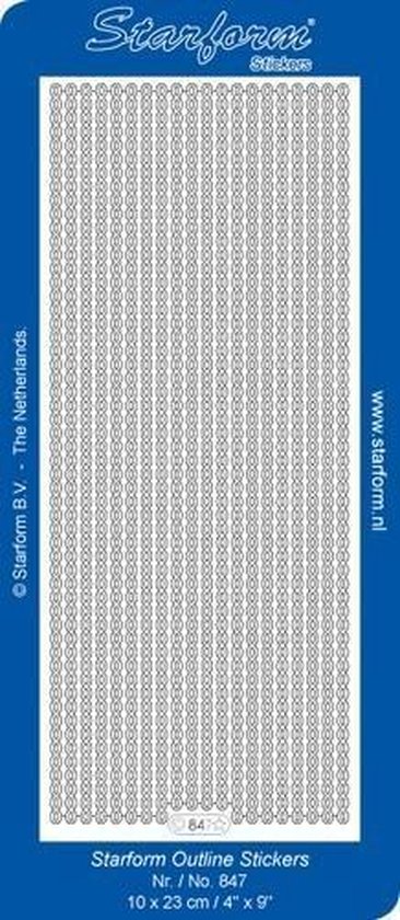 Starform Stickers Borders 5 (10 PC) - Gold - 0847.001 - 10X23CM | bol