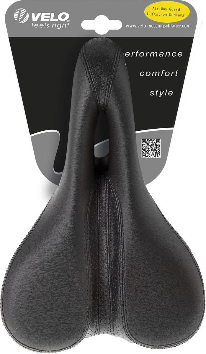 Velo Zadel Basic Deep Channel Dames Zwart | bol