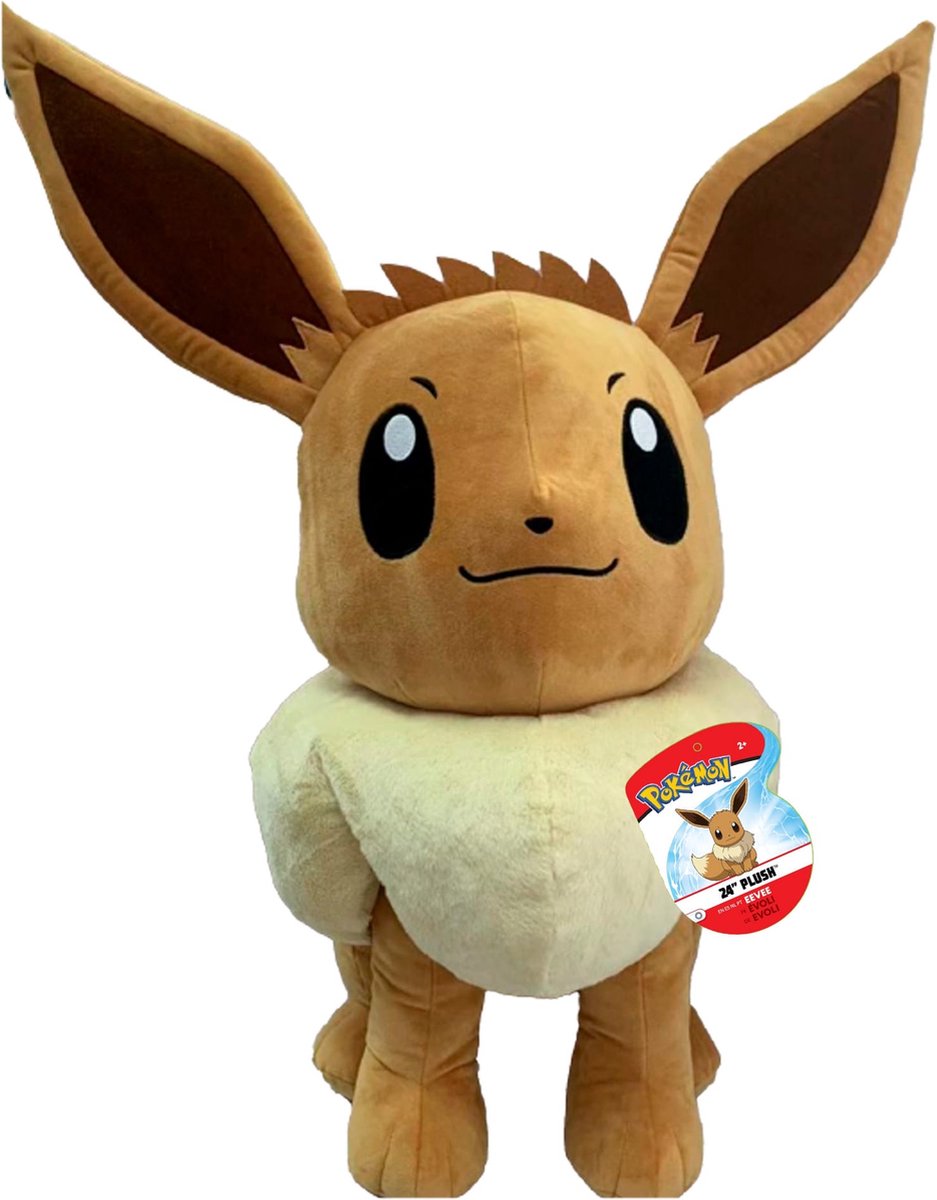 Pokémon Pluche - Knuffel Eevee 60 cm | bol.com