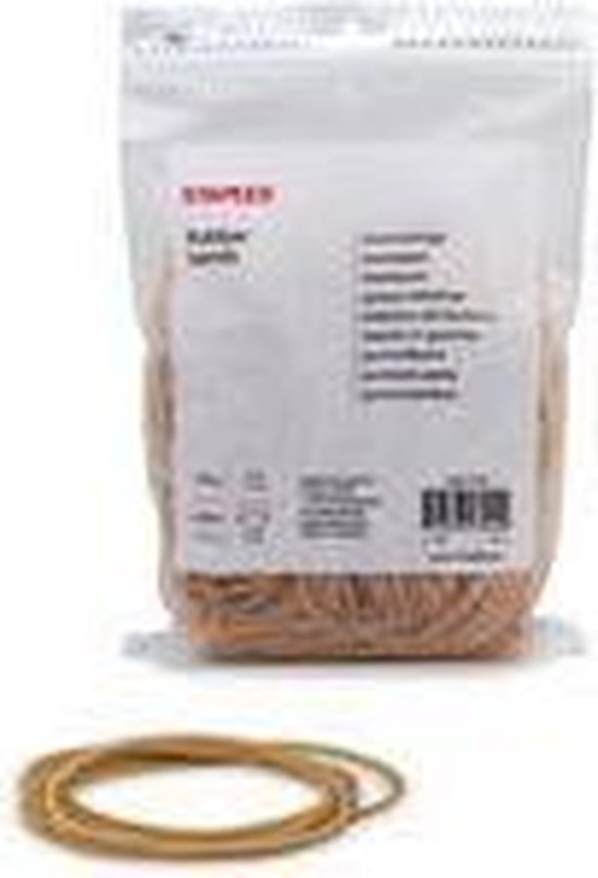 Elastiek 1,5mmx10cm bruin Staples/100gr | bol