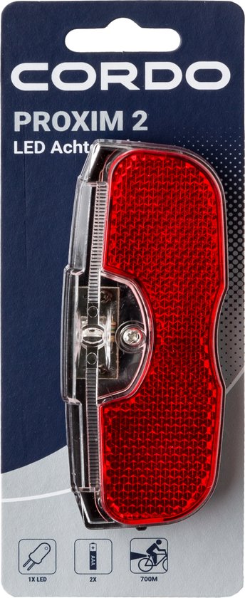 Cordo LED Achterlamp Proxim 2 ON/OFF Batterij | bol