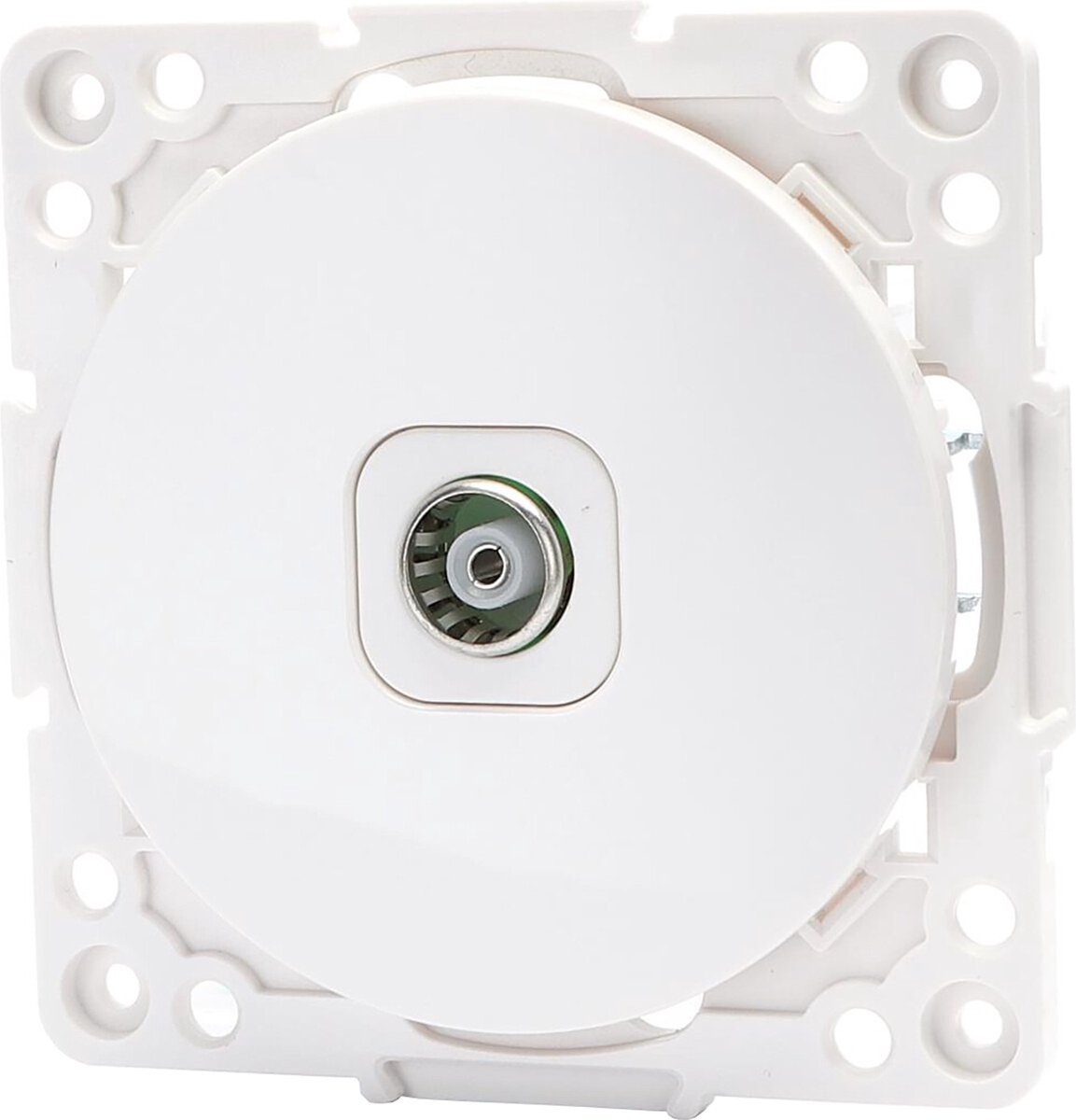 Televisie Contactdoos - Wandcontactdoos Coax - Inbouw - Rond ...