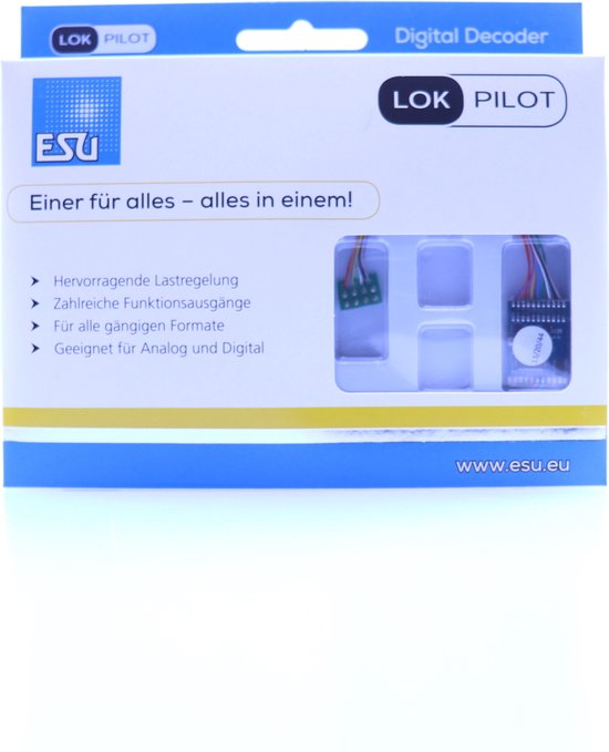 ESU 59610 DCC/MM/SX/M4, 8-pin NEM652, gauge H0 ,0 | bol