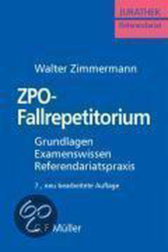 ZPO-Fallrepetitorium, Walter Zimmermann | 9783811433717 | Boeken | bol.com
