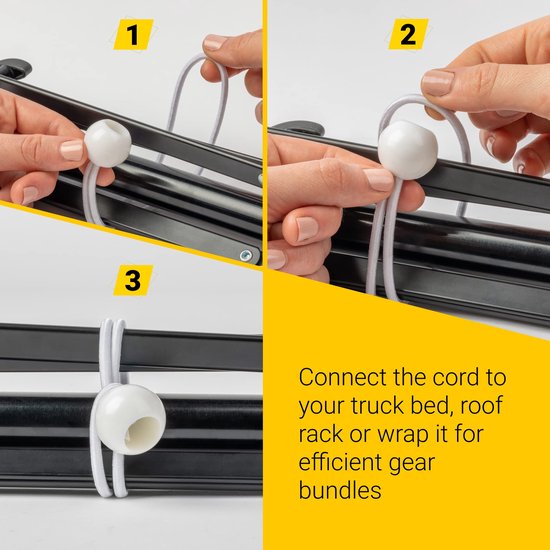 PRETEX Bungee Ballen met Koorden - Set van 25st x 23cm Universele ...