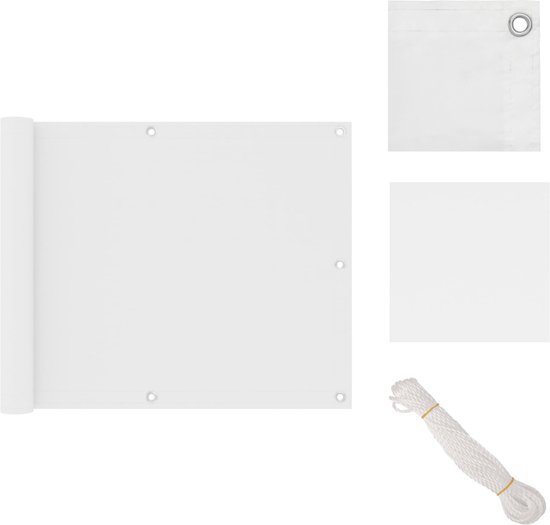 vidaXL Balkonscherm - Oxford - 75 x 300 cm - Waterbestendig - Parasol | bol