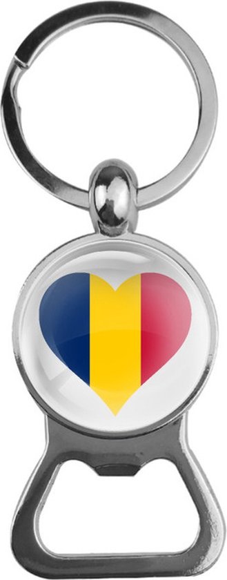 Bieropener Glas - Hart Vlag Chad | bol.com