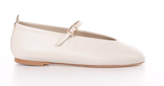 Maury dames ballerina Oska ecru leder | bol