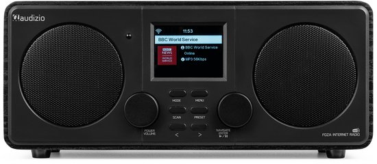 Internetradio - Audizio Foza digitale radio met Bluetooth - DAB radio en FM radio in... | bol