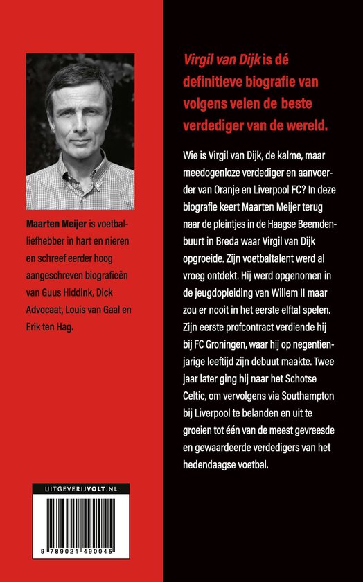 Virgil van Dijk, Maarten Meijer | 9789021490045 | Boeken | bol