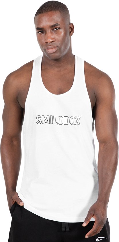 Smilodox Men Stringer Kelvin - Regelmatige fit mouwloze top met ronde - Necked Cotton... | bol