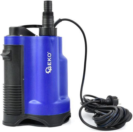GEKO Krachtige dompelpomp - 750W - Met interne vlotterschakelaar - Voor ...