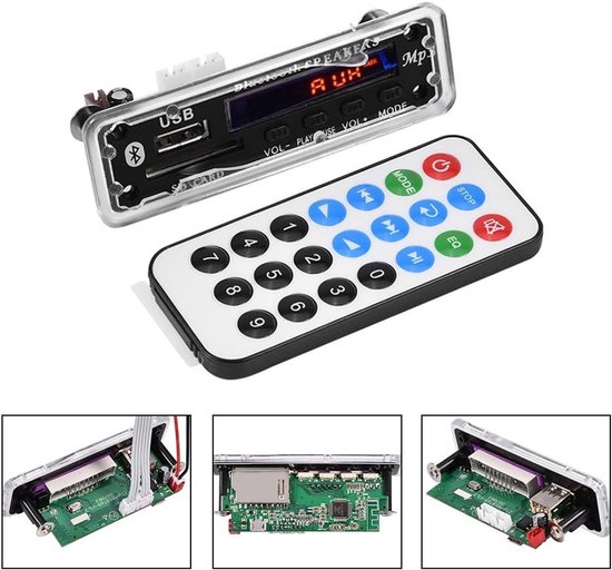 USB MP3 Decoder Board Draadloze Bluetooth MP3 WMA Decoder Boardmodule ...