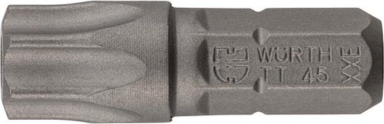 Wurth - Bit TX met boring C 6,3 (1/4) - TX-bit C 6.3 (1/4 inch) met gat ...