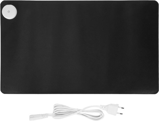 Verwarmde Muismat 60X36CM - PU-leer - Grotere Muistoetsenbordpad ...