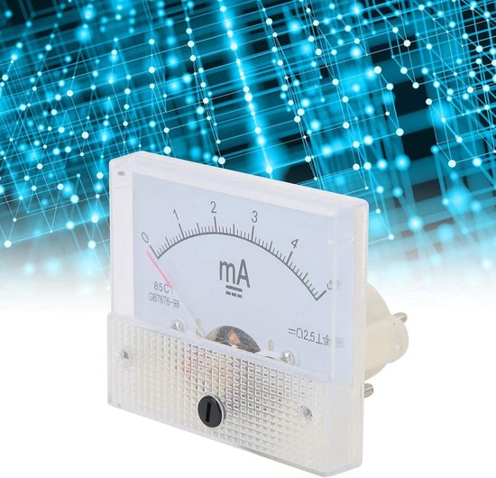 0-5mA DC Ampèremeter Rechthoekige Analoge Stroommeter - Verticale ...