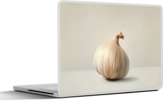 Laptop sticker - 17.3 inch - Knoflook - Natuurlijk - Beige - 40x30cm ...