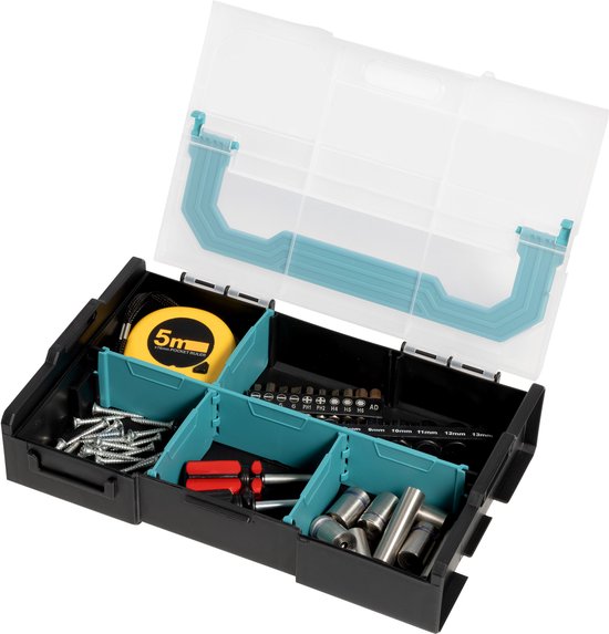 Navaris schroeven opbergdoos organizer - 26 x 16,8 x 6cm - Sorteerdoos ...