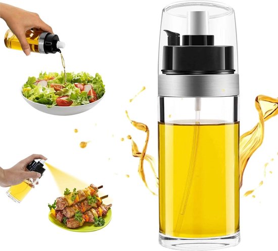 2-in-1 Olijfoliesproeier - 150 ml - Voor Spijsolie en Azijn ...