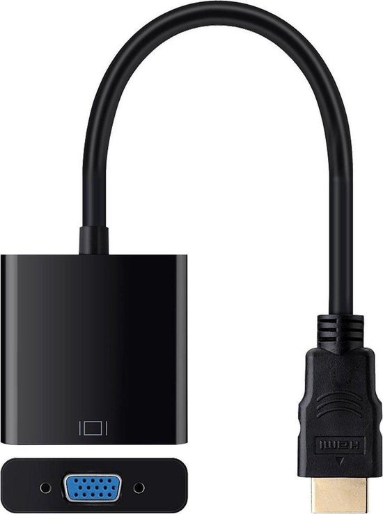 HDMI kabels - HDMI naar VGA adapter - HDMI male to VGA female - Full HD ...