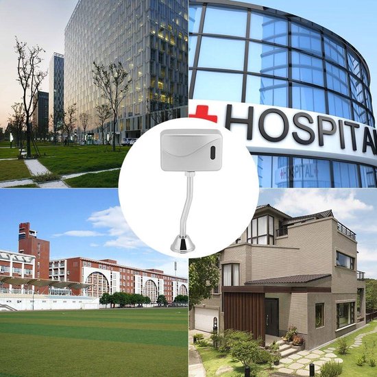 Infrared Sensor Urinal Flush Valve - Battery Operated Water Saving ...