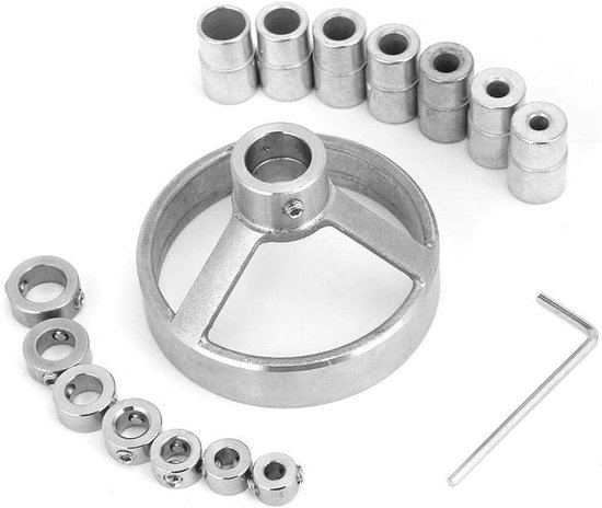 Positioner voor rechte gaten - 16 stuks. Praktische boorinstructies ...