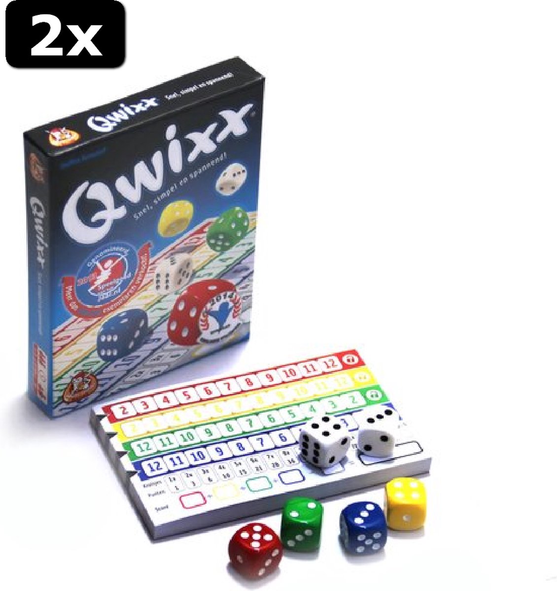 2x Qwixx - Dobbelspel | Games | bol.com