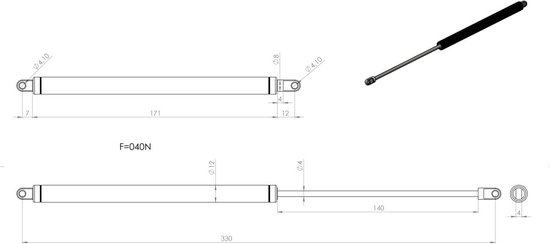 Heki 2 dakluik gasveer | bol
