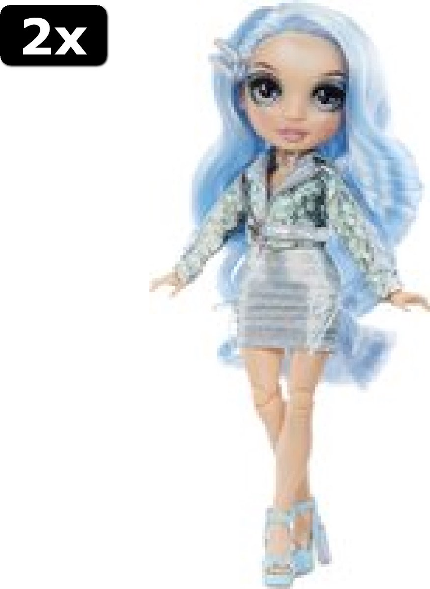 2x Rainbow High Fashion Pop Gabrielle Icely - Poupée mannequin | bol.com