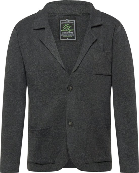 Key Largo gebreid vest jan Grafiet-M | bol.com