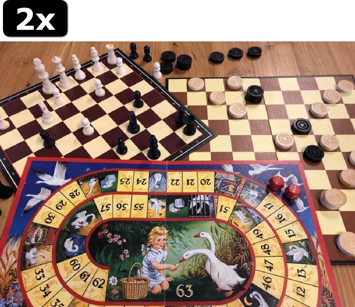 2x Jumbo Dammen - Damspel | Games | bol.com