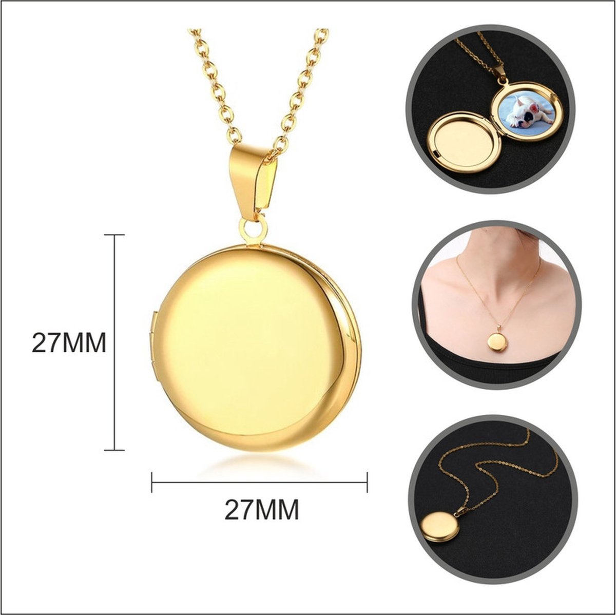 Fotohanger Met Ketting En Gravering - Rond - Bedankt Meester | bol.com