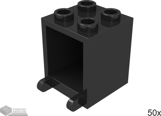 LEGO 4345 Zwart 50 stuks | bol.com
