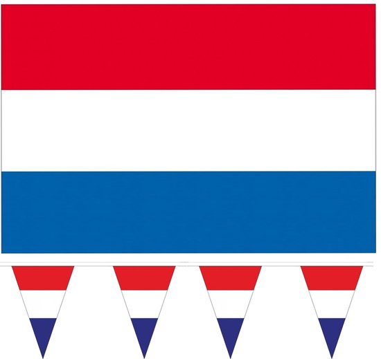 Nederlandse vlaggen versiering set binnen/buiten 2-delig - Landen ...
