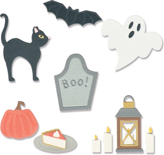 Sizzix Thinlits Die Set Halloween Motifs | bol.com