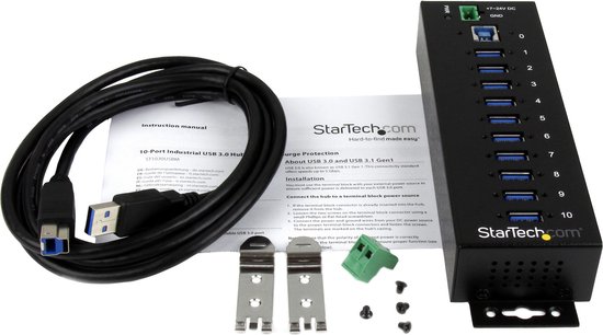 USB Hub Startech ST1030USBM Black | bol.
