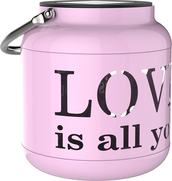 Zonnelantaarn met LOVE schaduw H20cm SWEET | bol.com