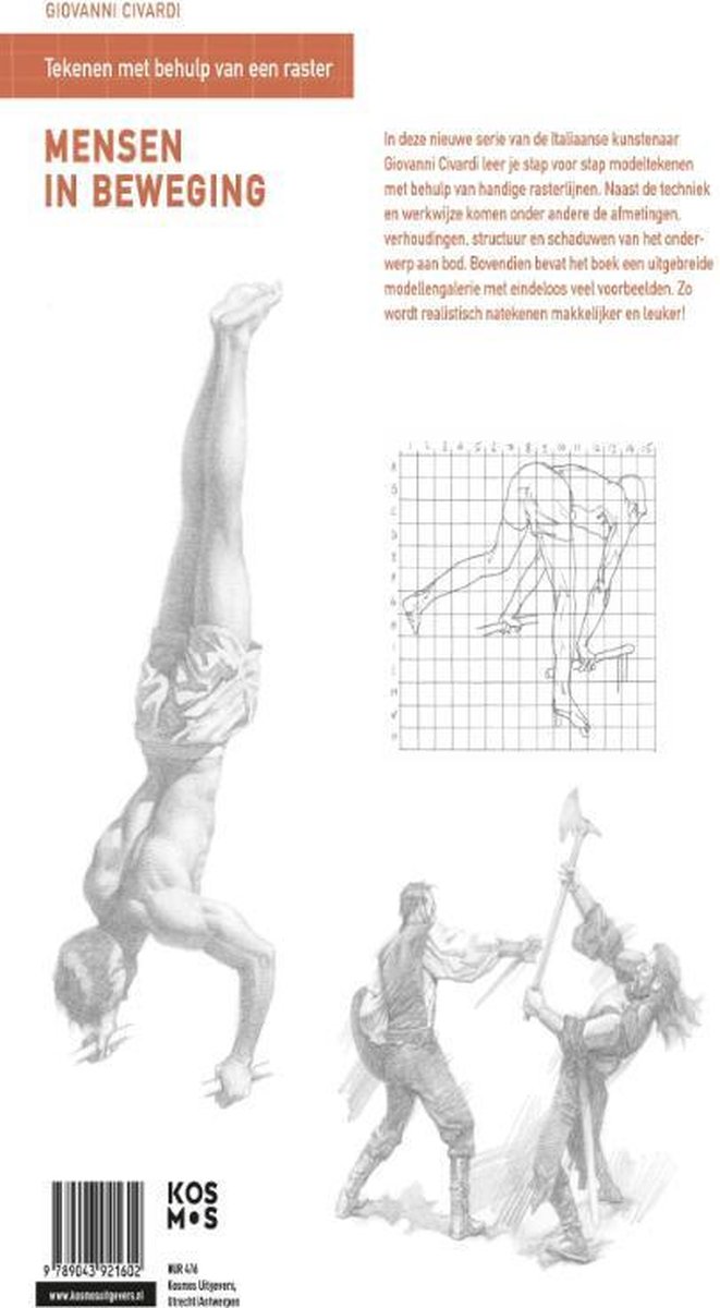 Tekenen met behulp van een raster - Mensen in beweging, Giovanni ...